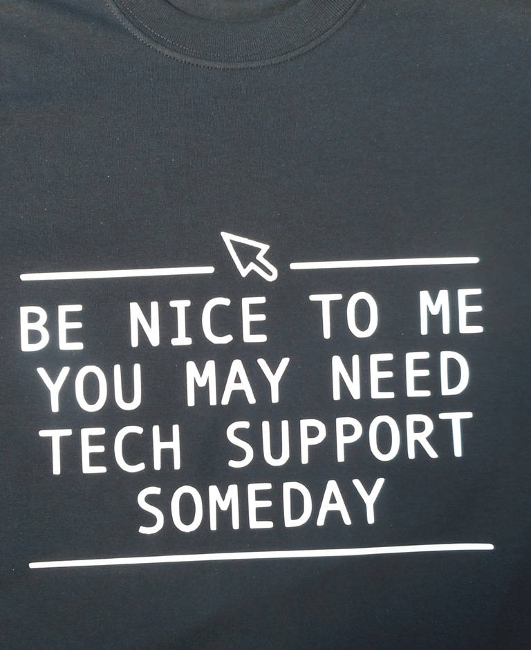 New Funny TECH SUPPORT Novelty Joke Rare Loose Fit Unisex - Etsy UK