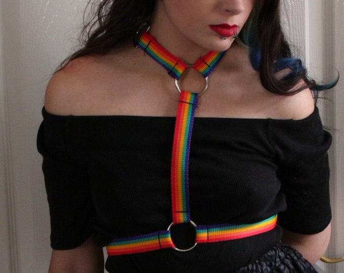 Rainbow Harness - Etsy