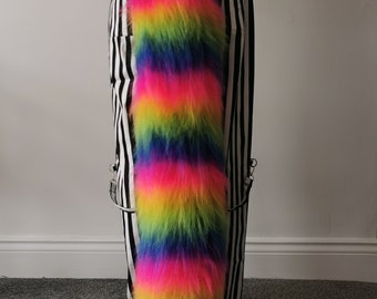 Rainbow Pride Cat Fursuit Tail Cat Tail - Etsy