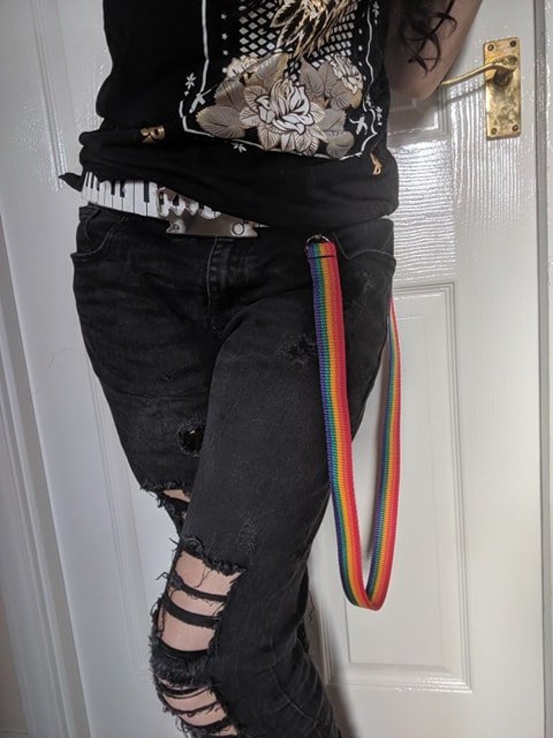 Rainbow Webbing Clothing Straps - Etsy