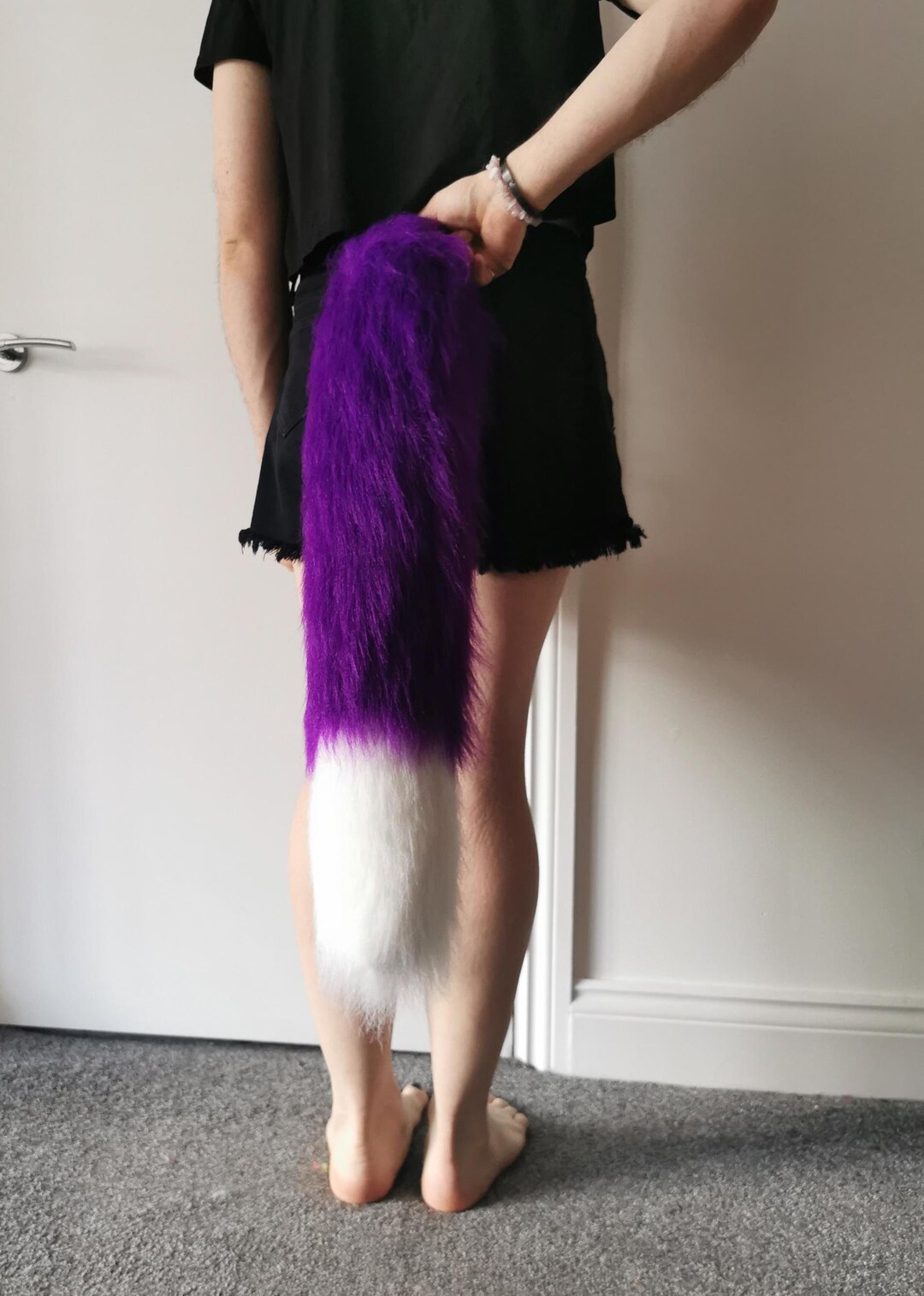 Purple Fox 25inch Tail - Etsy
