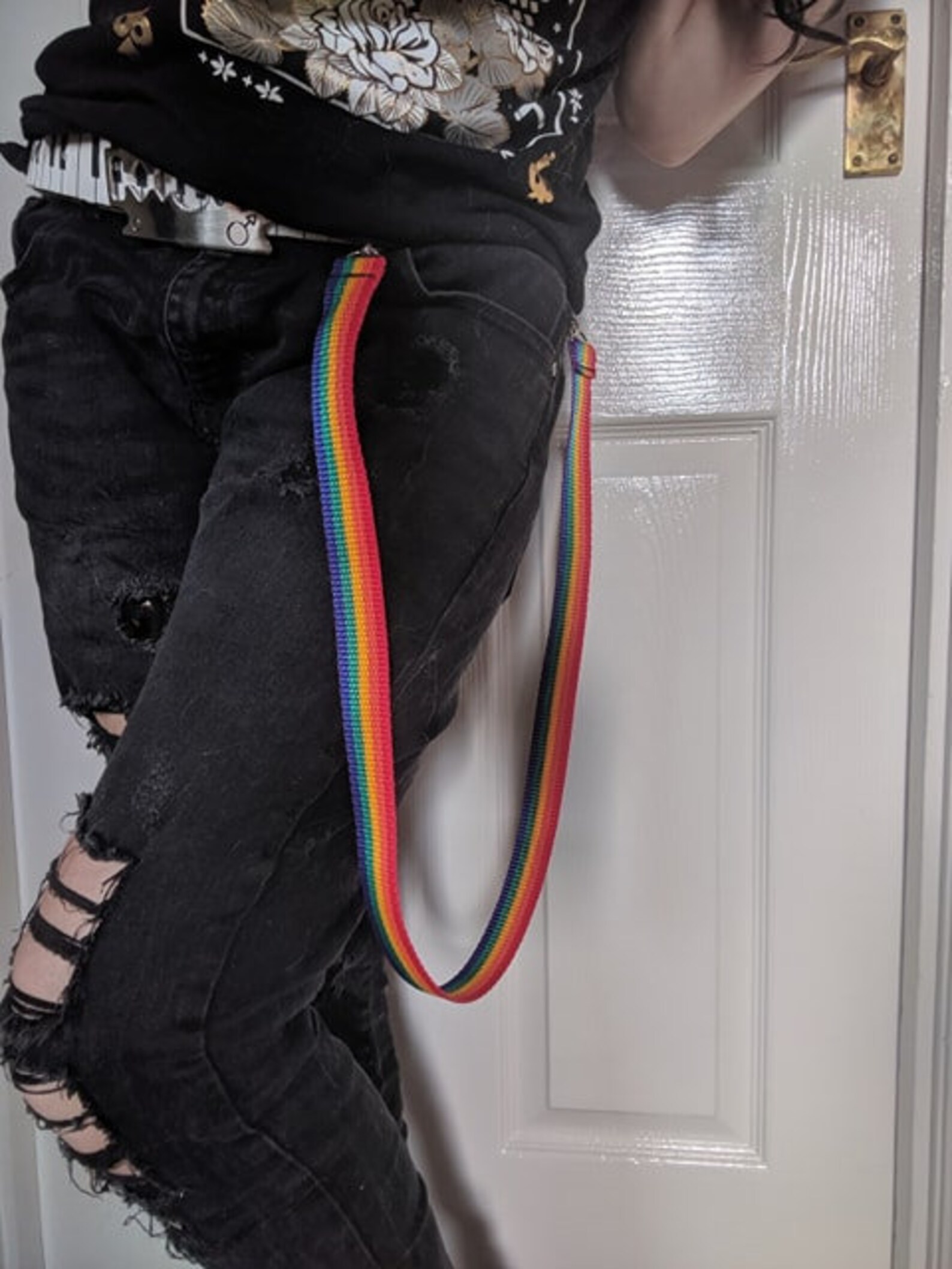 Rainbow Webbing Clothing Straps | Etsy