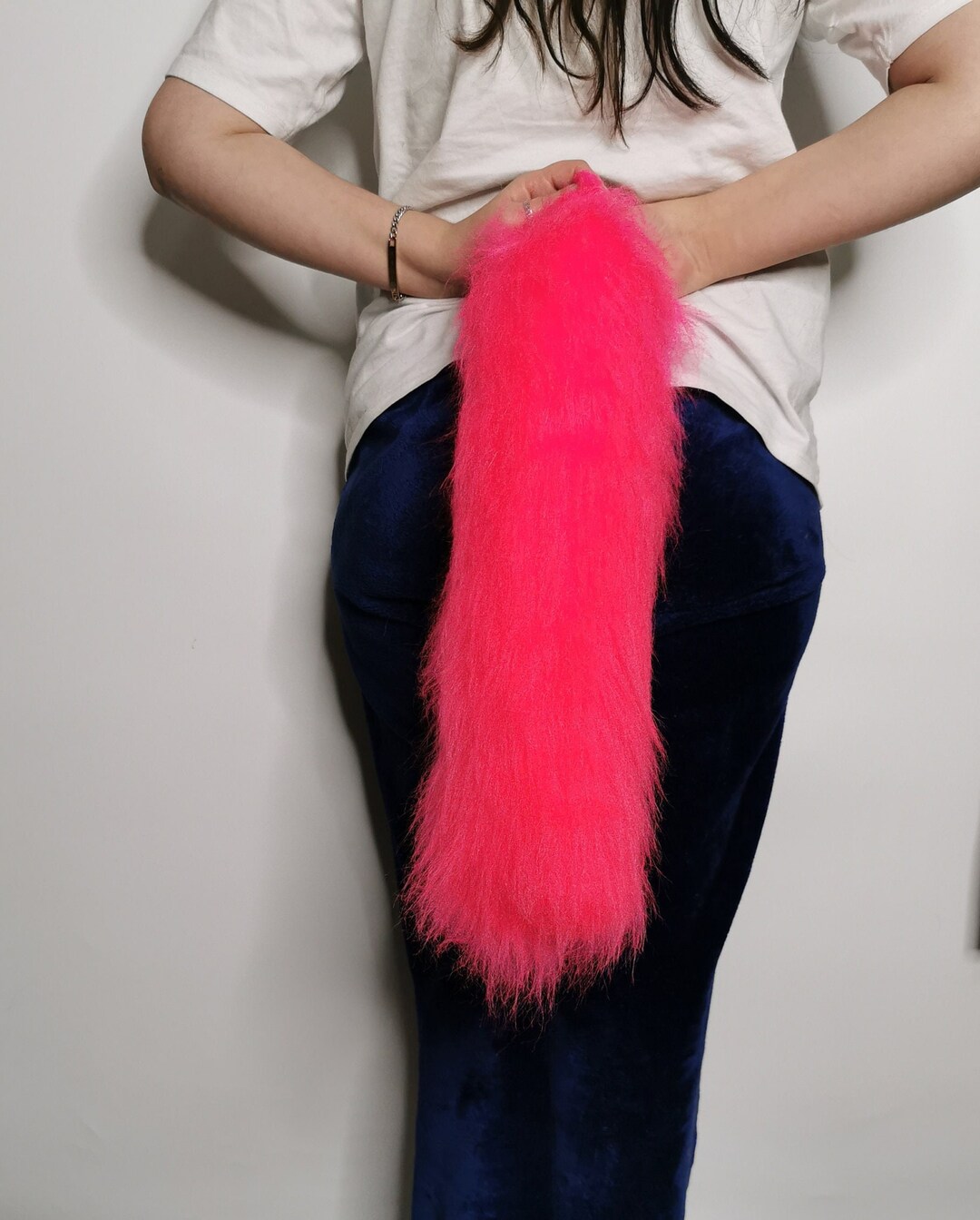 Hot Pink Costume 19inch Tail - Etsy UK