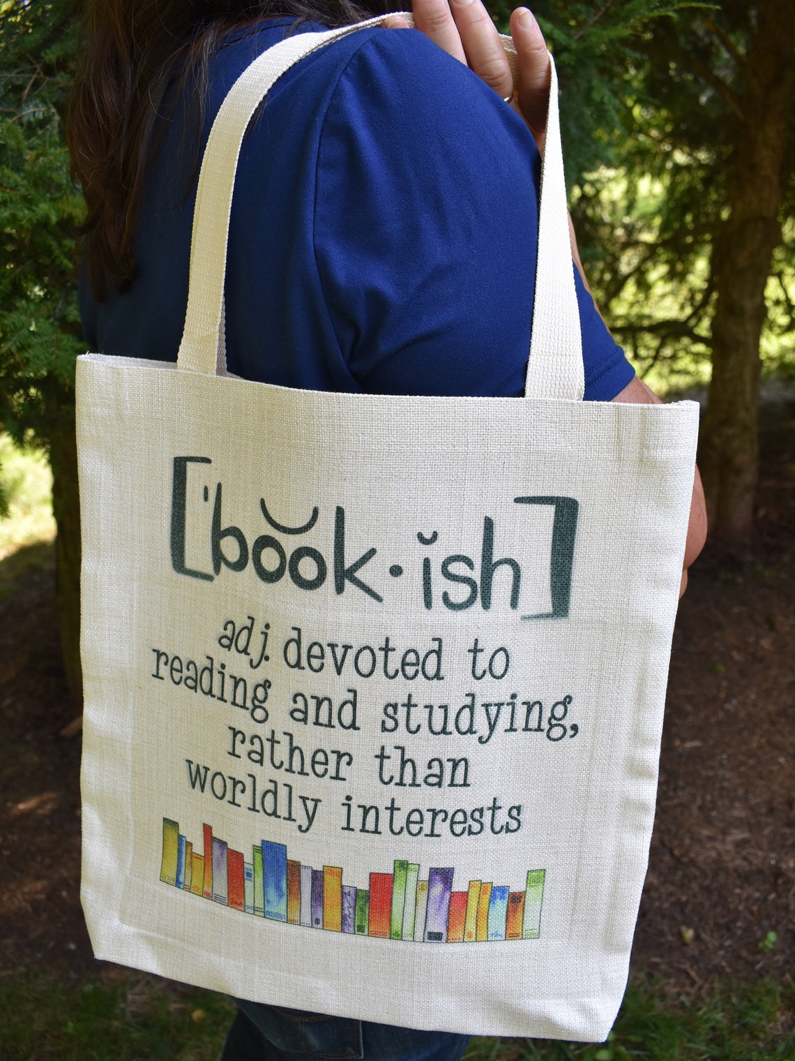 Bookish Tote Bag ~ Literary Bag ~ Library Bag ~ Bookish Quote - Etsy
