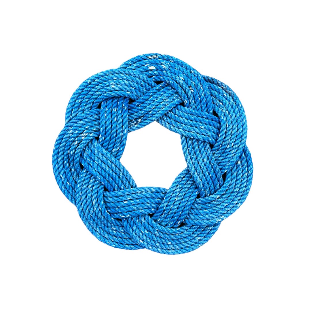 Blue Rope Wreaths, Multiple Sizes, Upcycled Lobster Rope, Maine Made ...