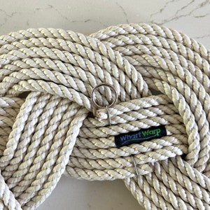 Oyster Wreath, White Rope Wreath, Upcycled Lobster Rope Wreath ...