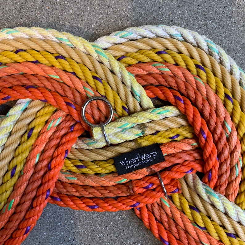 Autumn Wreath Upcycled lobster rope Maine made nautical | Etsy