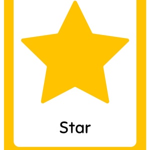 Shape Flashcards and Color Printable, Toddler, Preschool, Prek ...