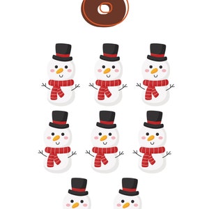 Christmas NUMBER FLASHCARDS, Christmas Counting Flash Cards, Printable ...