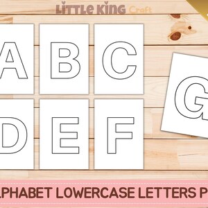 Alphabet Uppercase Letters ABC Coloring Printable Alphabet - Etsy