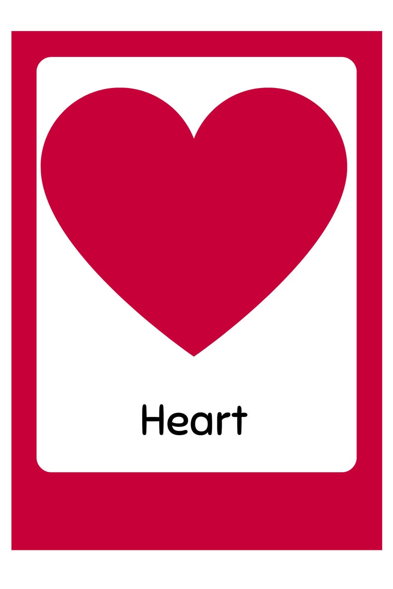 Shape Flashcards and Color Printable, Toddler, Preschool, Prek ...