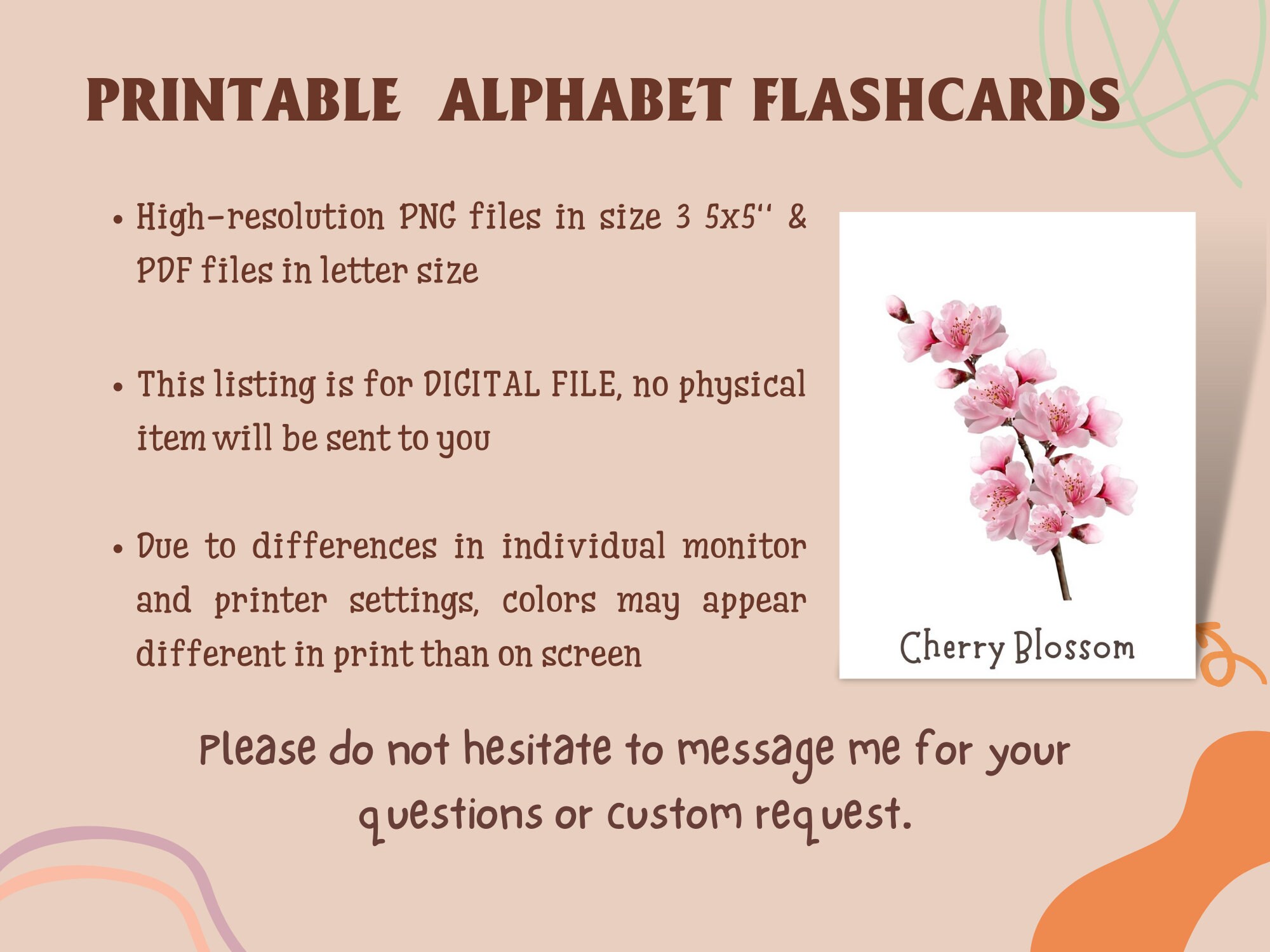 Flowers Flashcards With Real Picture, Types of Flowers Poster, Botany ...