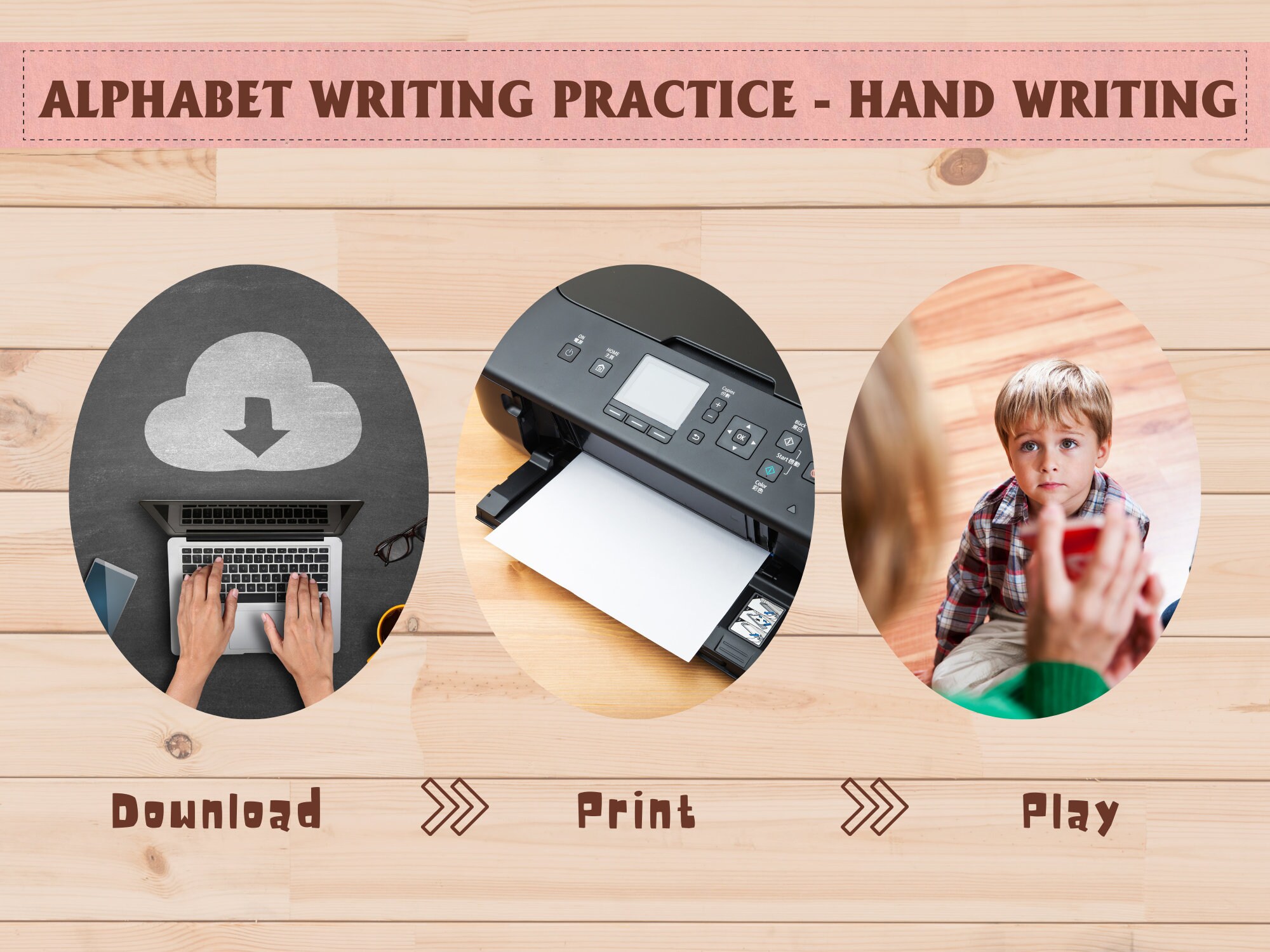 Alphabet Tracing Worksheets, Alphabet Writing Practice, 26 Upper ...