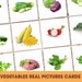 VEGETABLES (real Pictures) Flashcards, Montessori Printable Vegetables ...