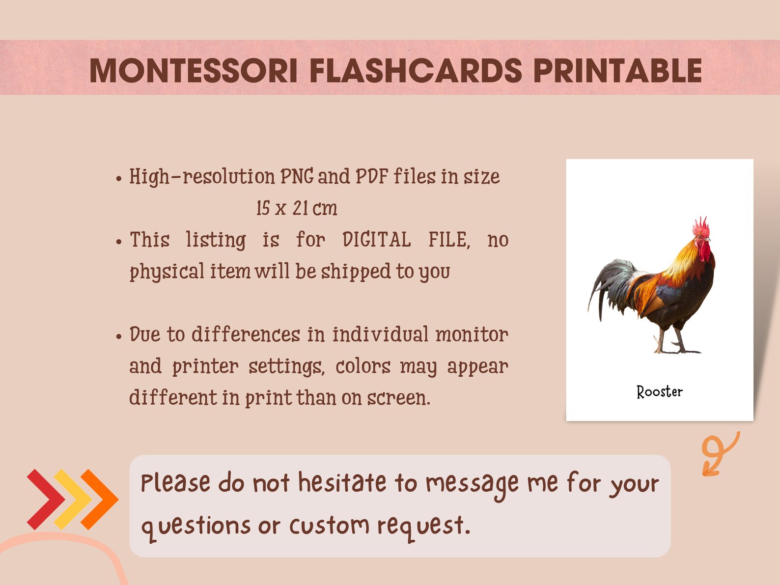 Domestic Animals Flashcards With Real Pictures, Farm Animals Cards ...