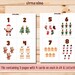 Christmas NUMBER FLASHCARDS, Christmas Counting Flash Cards, Printable ...