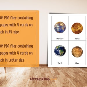 Solar System (real Pictures), Solar System Planets, Montessori ...