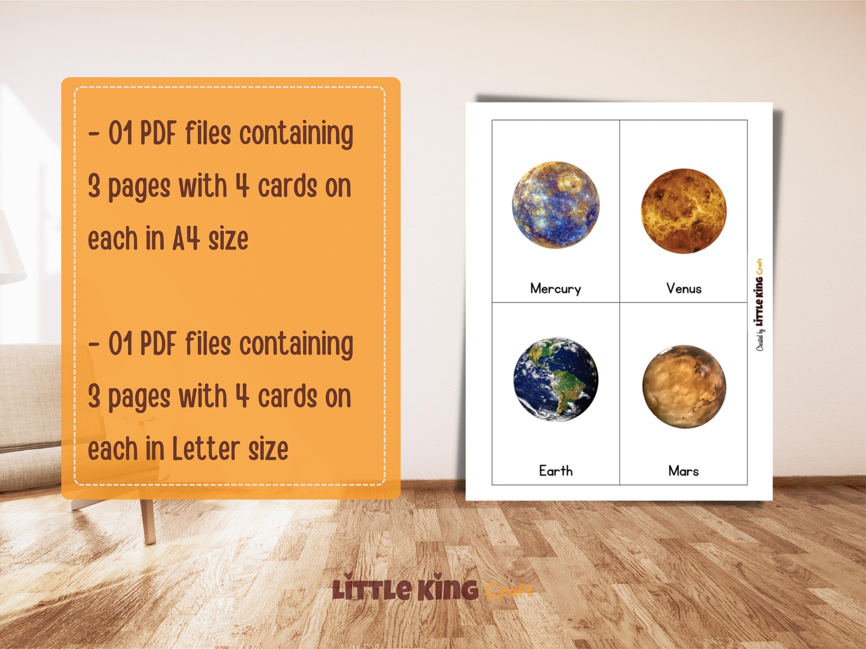 Solar System (real Pictures), Solar System Planets, Montessori ...