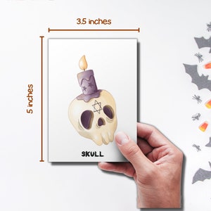 HALLOWEEN Vocabulary Flashcards Printable, Nomenclature Flashcards ...