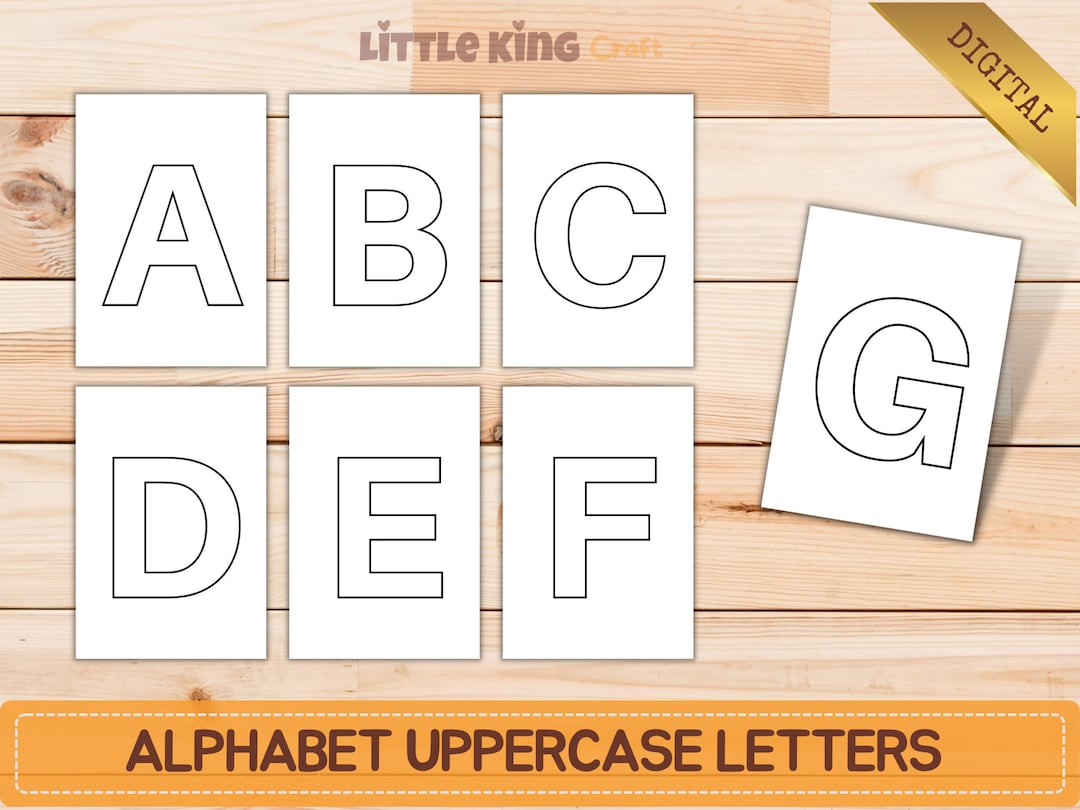 Alphabet Uppercase Letters, ABC Coloring Printable, Alphabet Activities ...