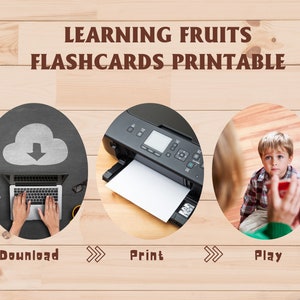 Fruits Real Picture Flashcards, Preschool Fruit Card, Fruit Flashcards ...