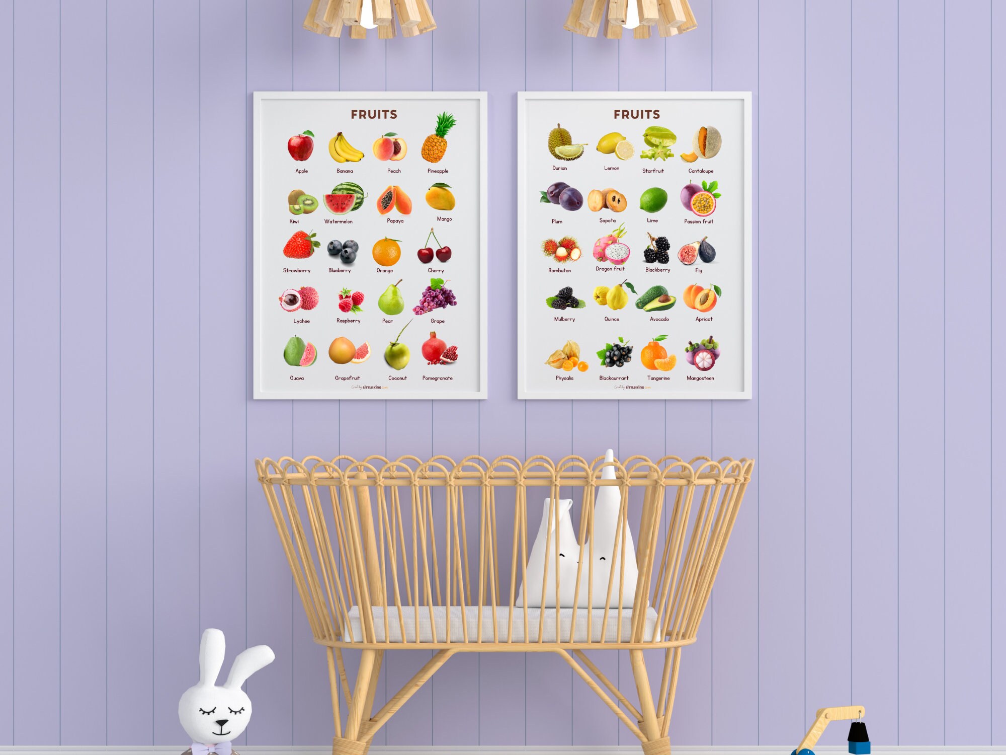 02 Fruits Poster (real Pictures), Montessori Poster Printable ...