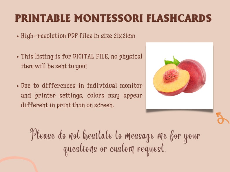 Fruits Real Picture Flashcards, Preschool Fruit Card, Fruit Flashcards ...