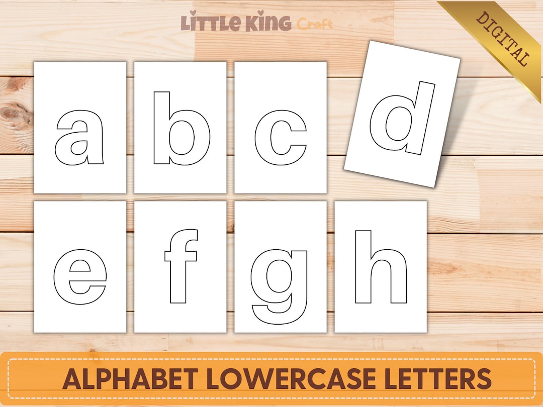 Alphabet Lowercase Letters, ABC Coloring Printable, Alphabet Activities ...