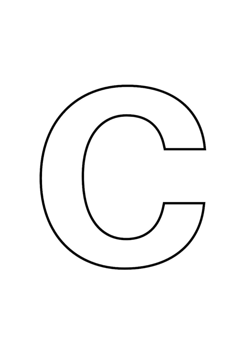 Alphabet Uppercase Letters, ABC Coloring Printable, Alphabet Activities ...