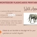 Wild Animal Real Pictures Flashcards, Safari Animals Cards ...