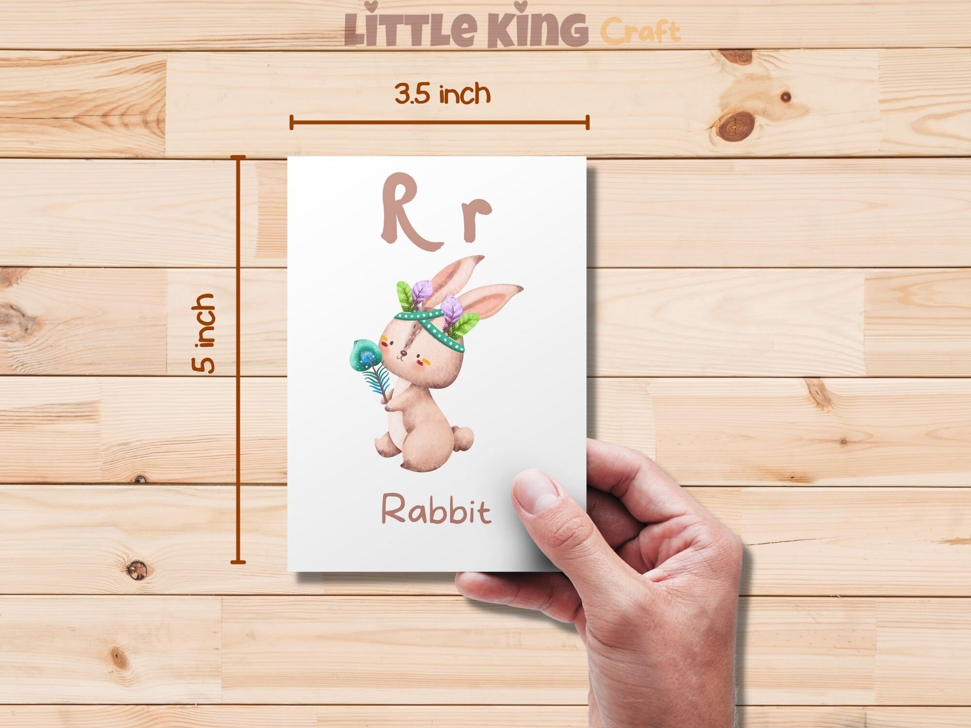 Animal Alphabet Flashcards With Pictures, Cute Animal Flashcards ...