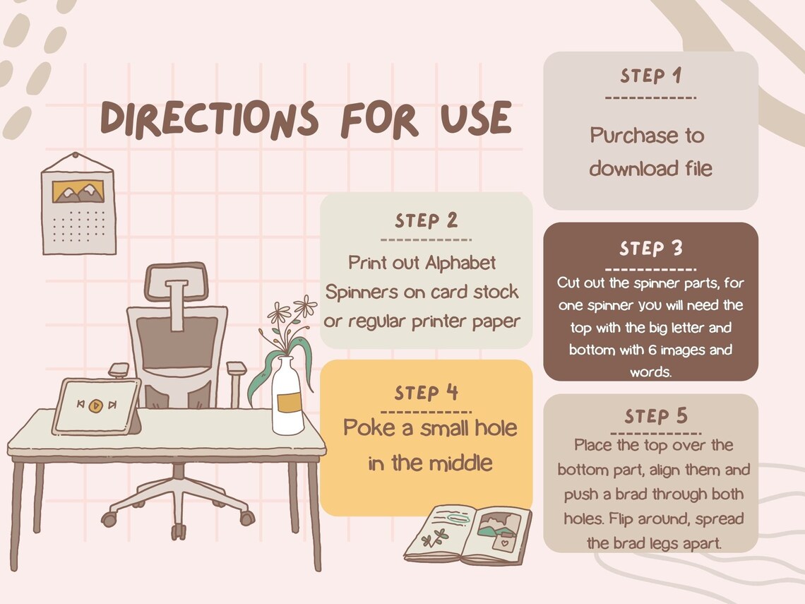 Printable Alphabet Spinners, Beginning Sounds Phonics Matching Wheels ...