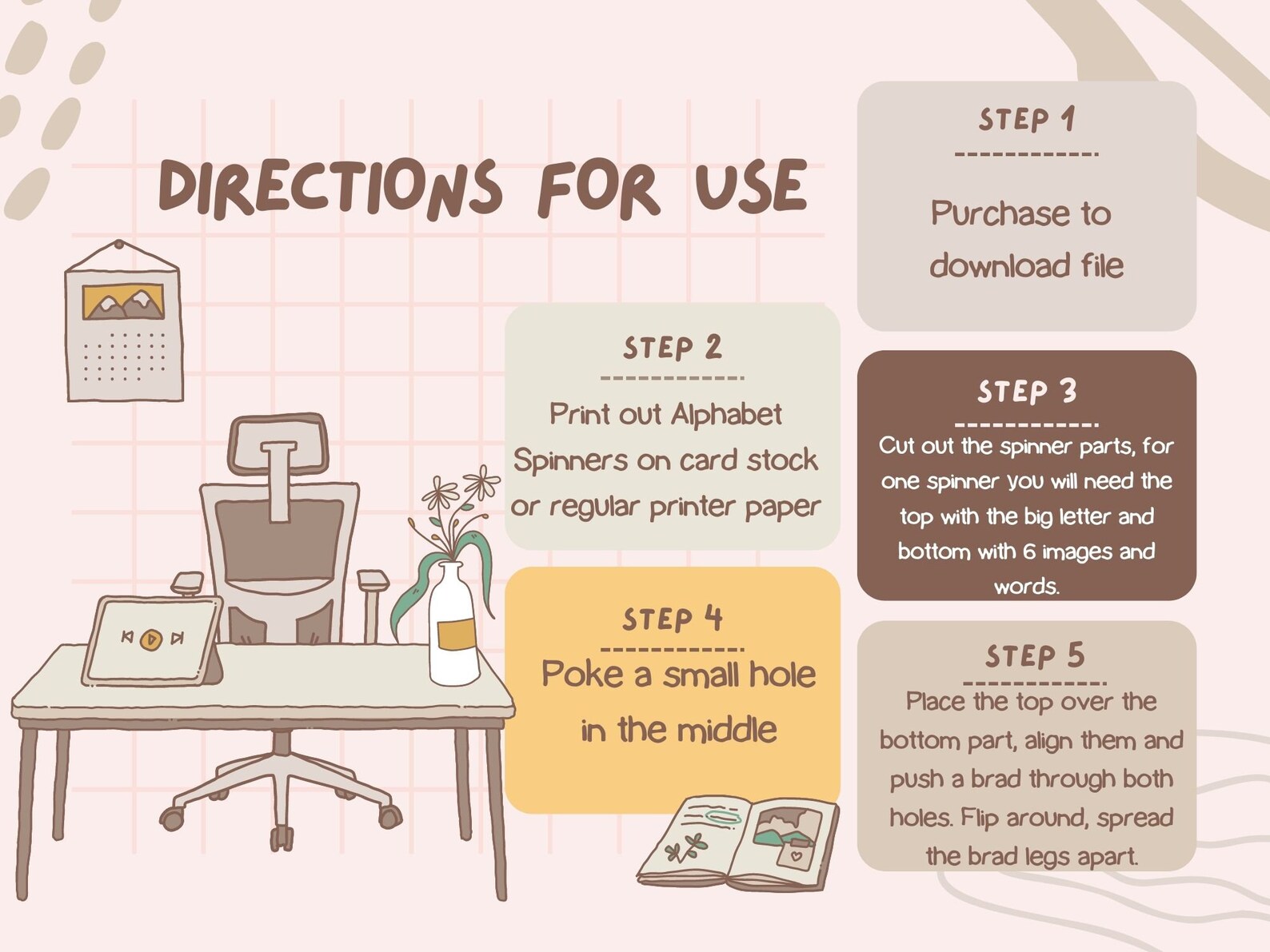 Printable Alphabet Spinners, Beginning Sounds Phonics Matching Wheels ...
