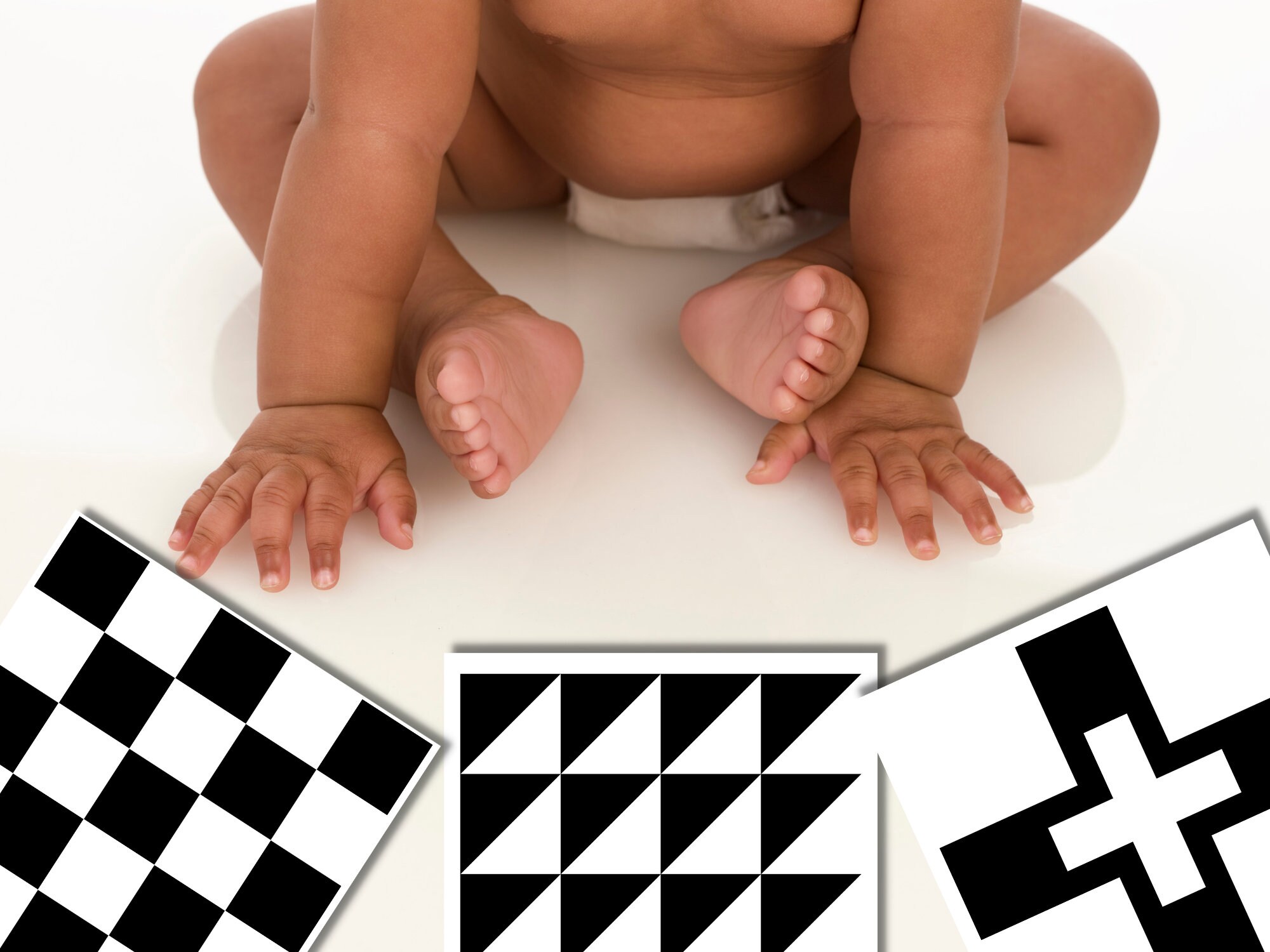 Baby Visual Stimulation, Newborn Baby Flashcards, Baby Sensory Cards ...