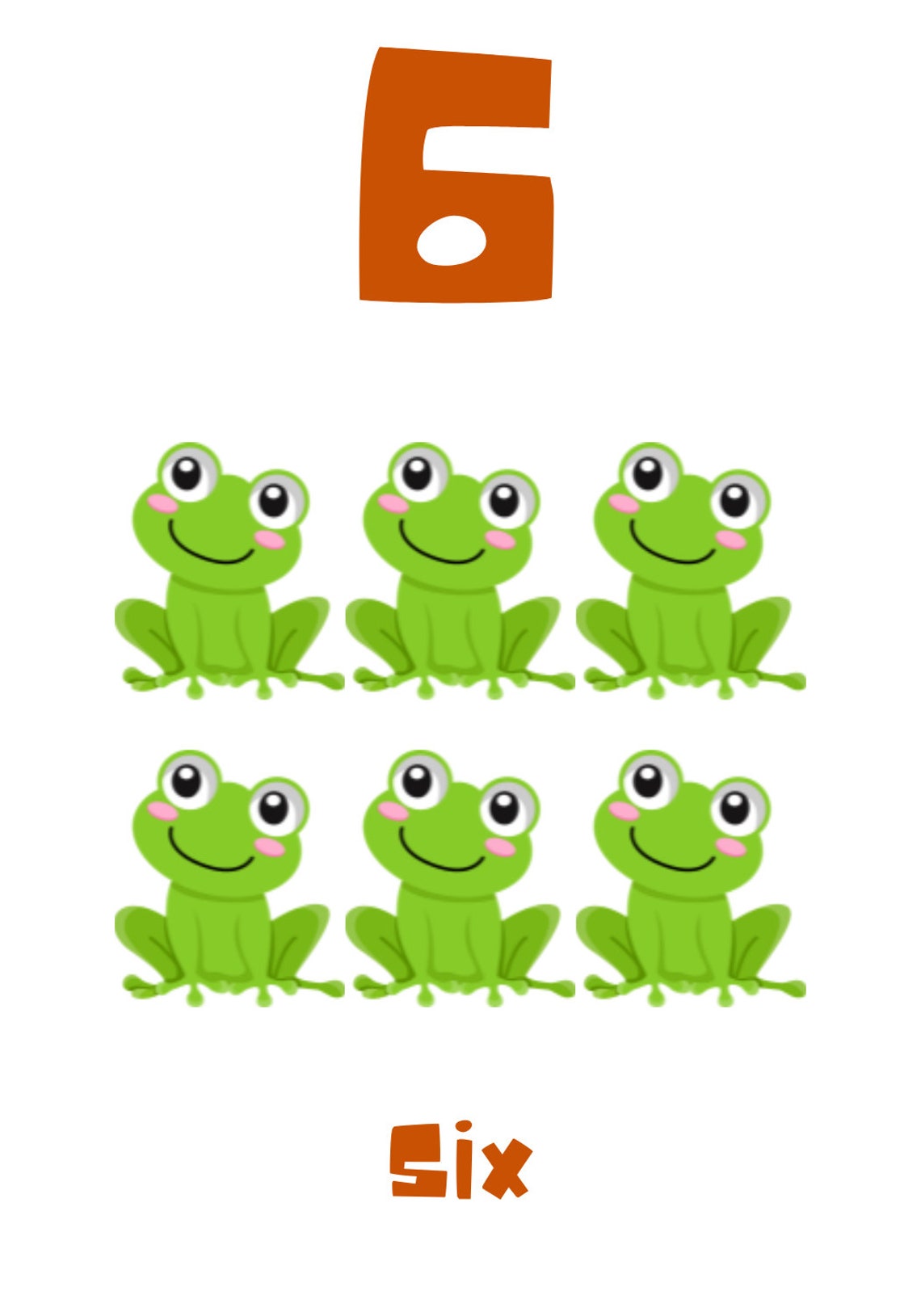 ANIMAL Number Flashcards Counting Flashcards Printable - Etsy