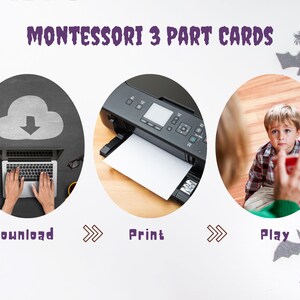 HALLOWEEN Vocabulary Flashcards Printable, Nomenclature Flashcards ...