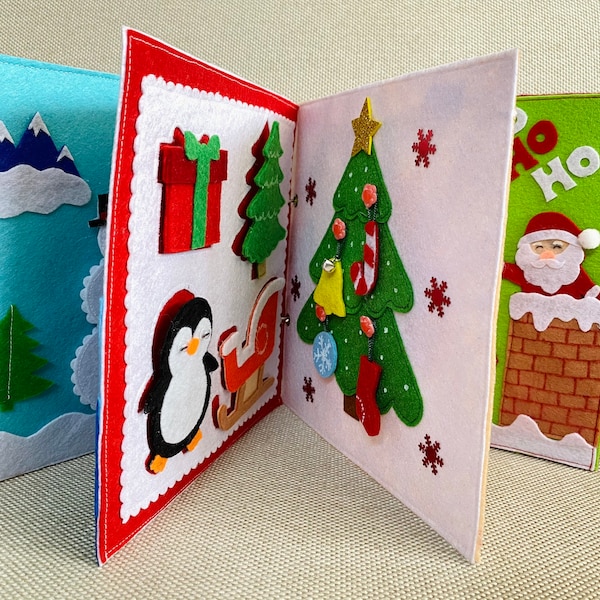 Christmas Quiet Book - Etsy