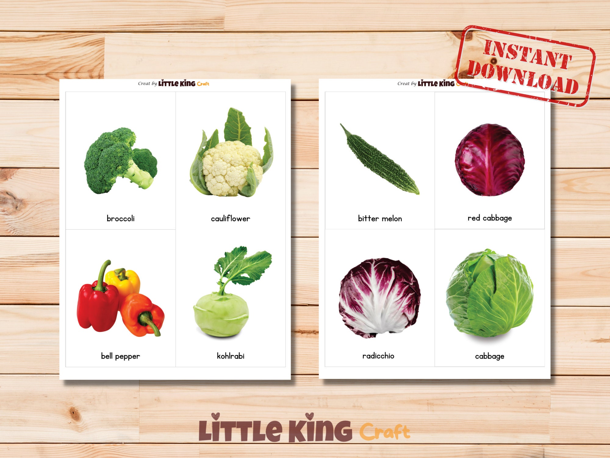 Vegetables Name With Real Pictures, Montessori Vegetables, Learning ...