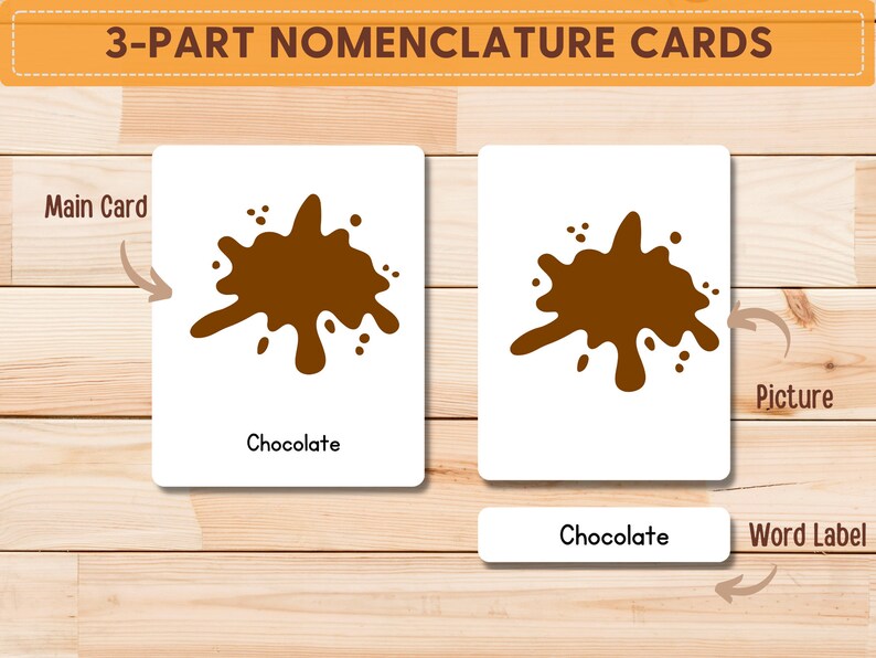 Color Flashcards, Montessori Printable, Toddlers Flacshcards, Color ...