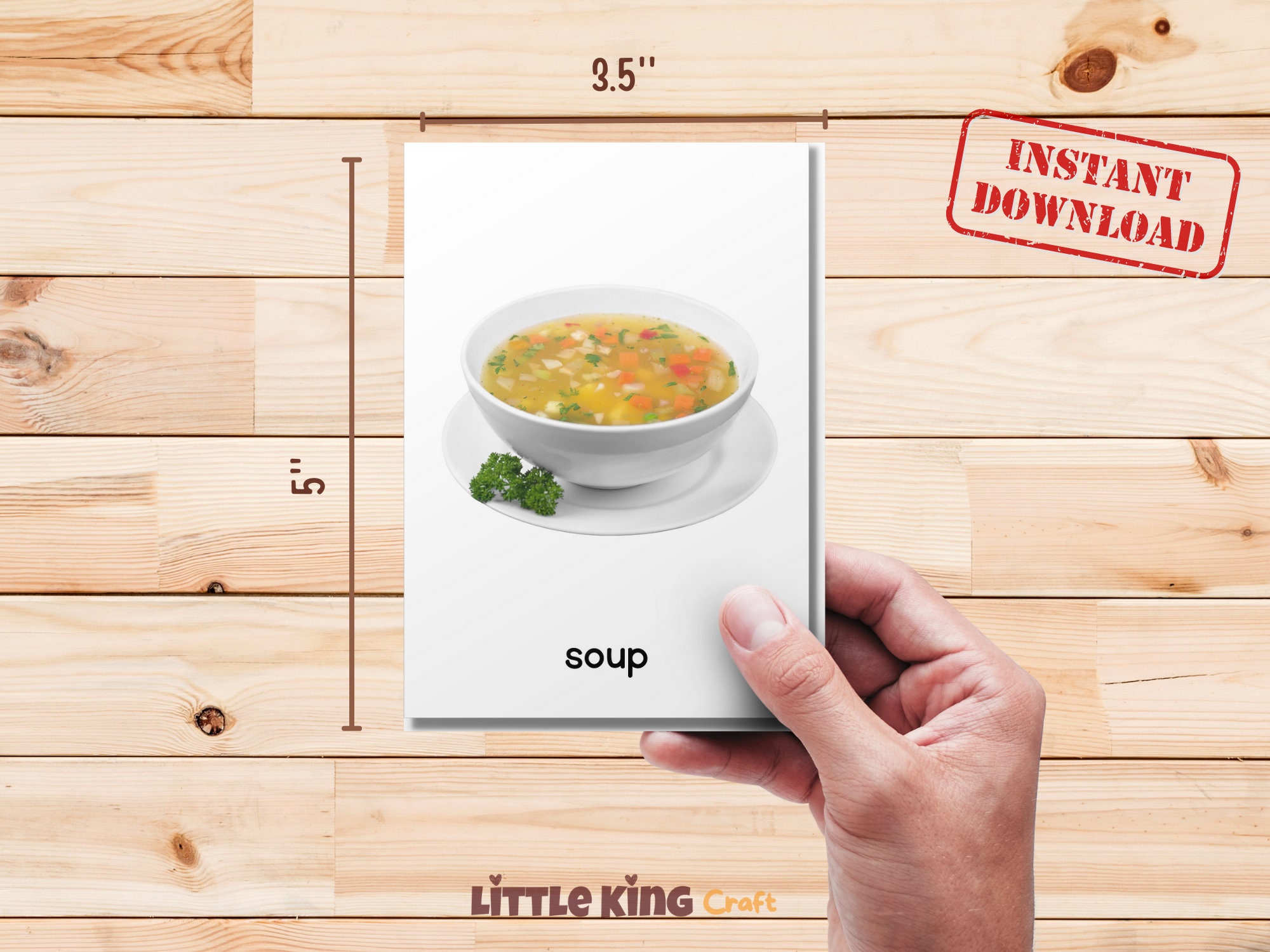 Food Flashcards Real Pictures, Montessori Printable Flashcards, Toddler ...