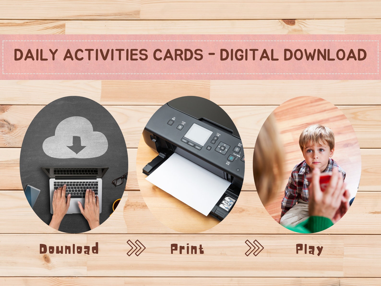 Daily Routine Flashcards for Kids, Visual Routine Cards Printable ...