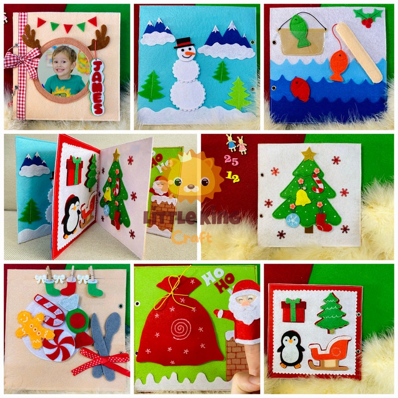 Christmas Quiet Book - Etsy