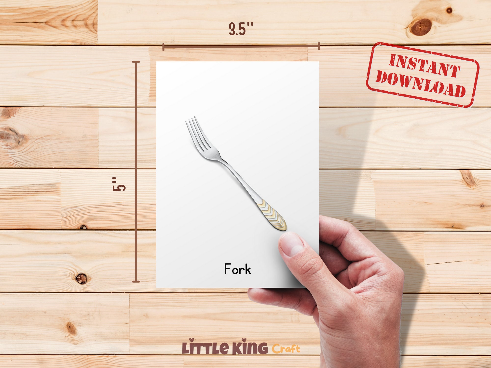 60 Kitchen Flashcards Real Pictures, Montessori Flashcards Printable ...