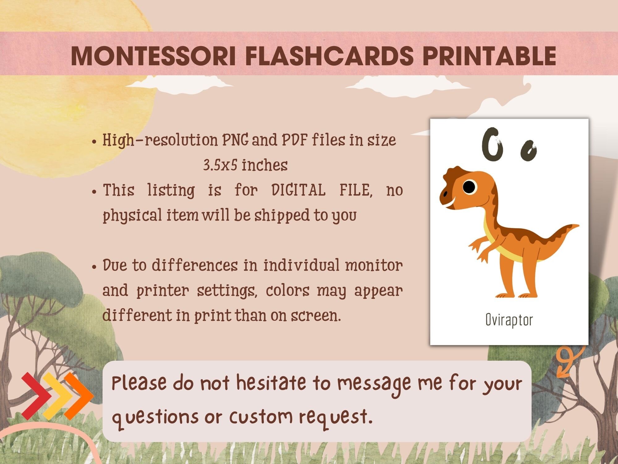 Dinosaur Alphabet Flashcards, Nomenclature Flashcards, Toddler Alphabet ...