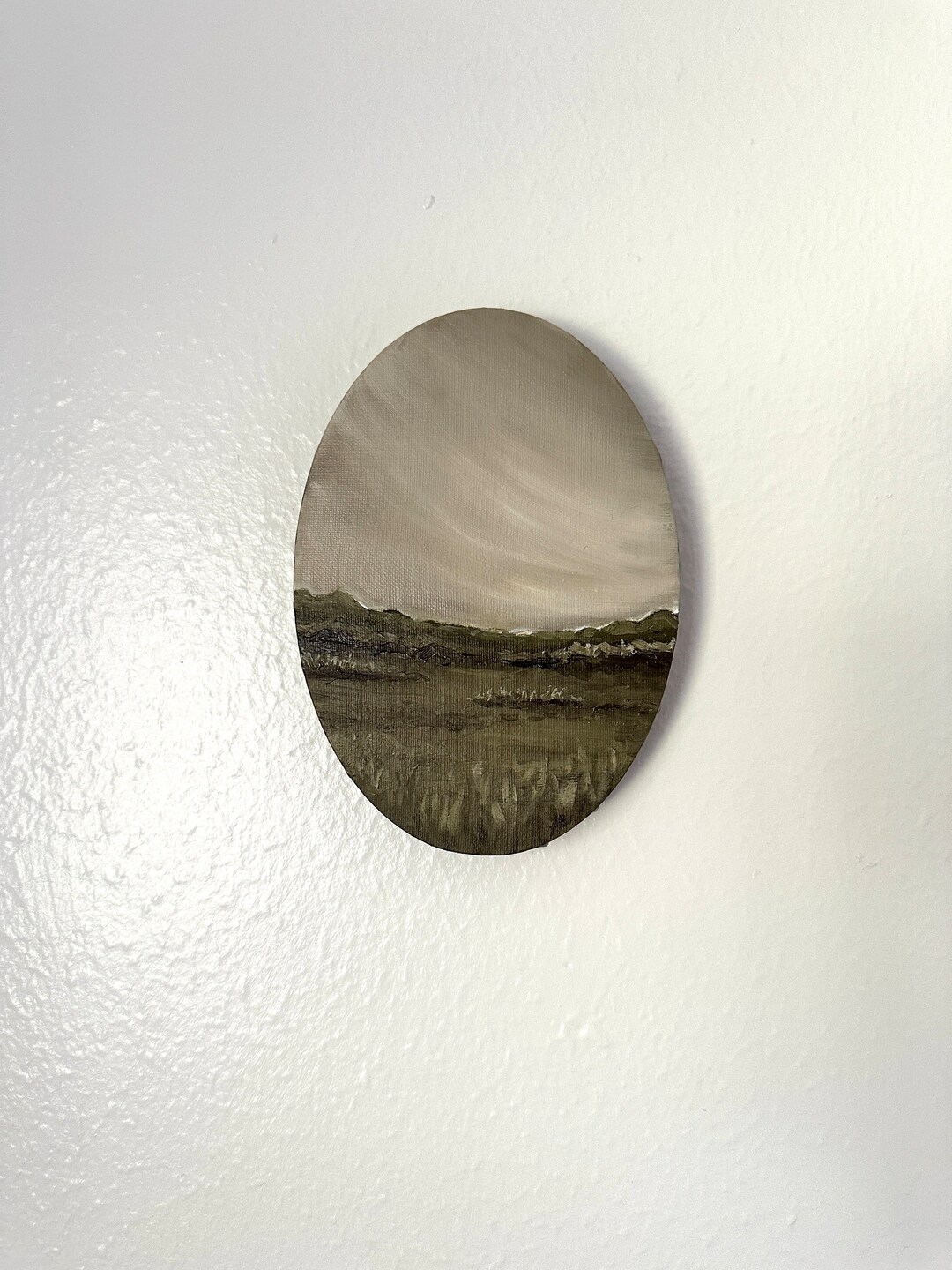 Oval Landscape - Etsy