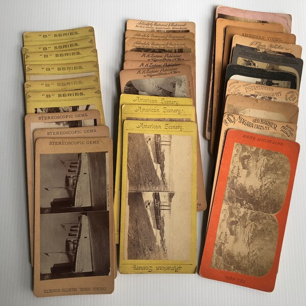 Stereoscope Cards - Etsy