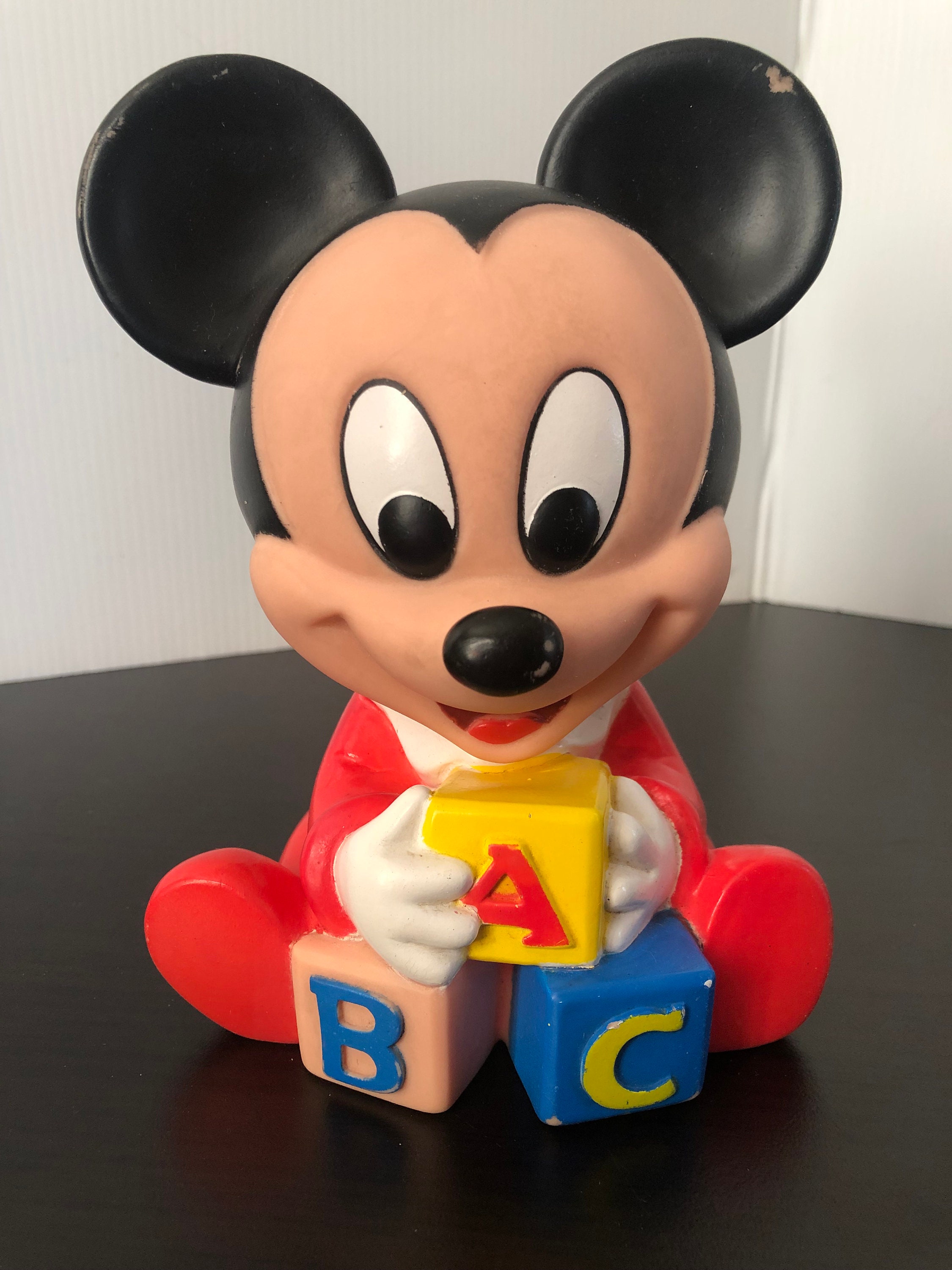 Vintage Mickey Mouse Squeeze Toys Disney Baby Squeak Toys - Etsy