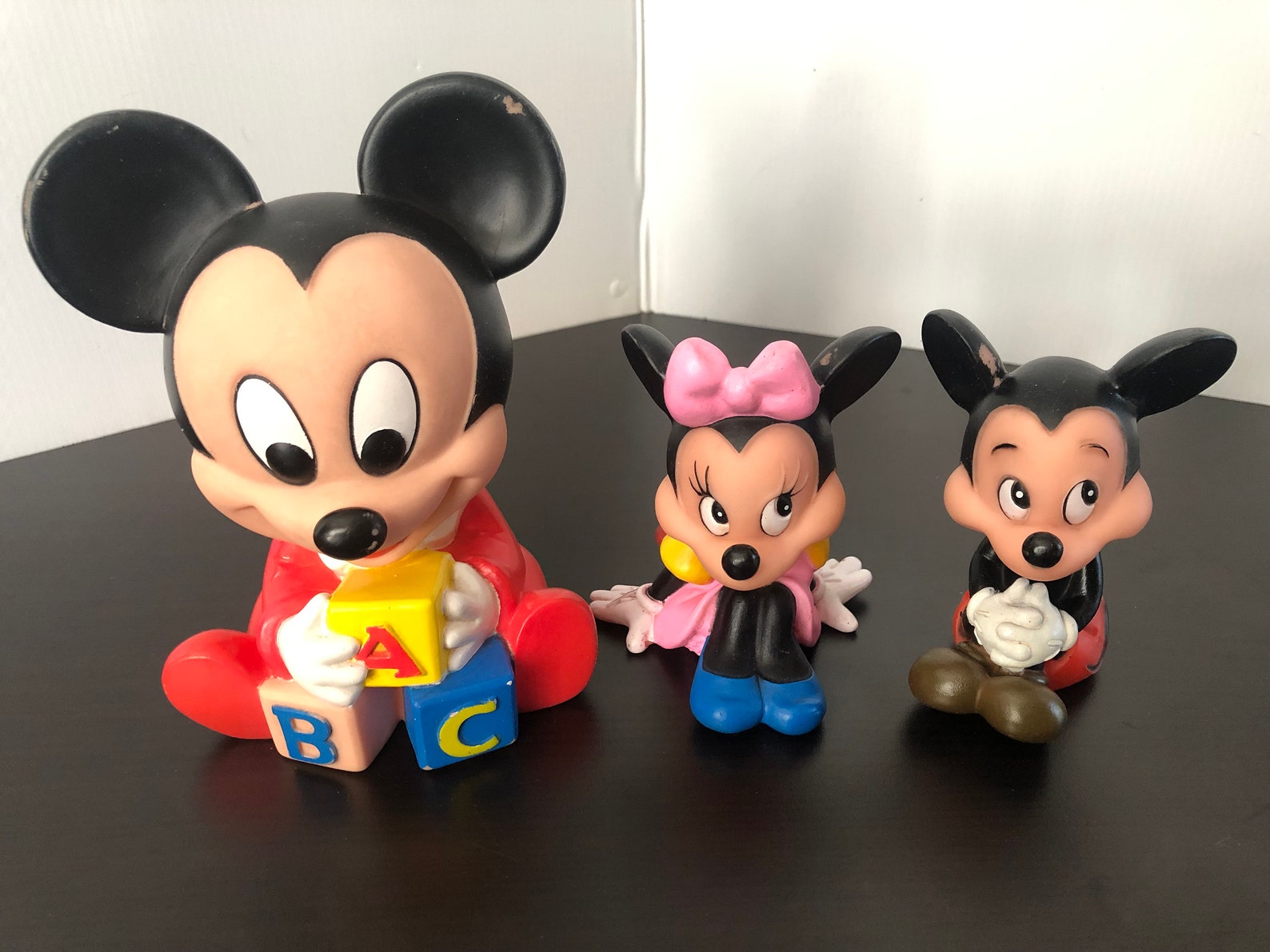 Vintage Mickey Mouse Squeeze Toys Disney Baby Squeak Toys - Etsy