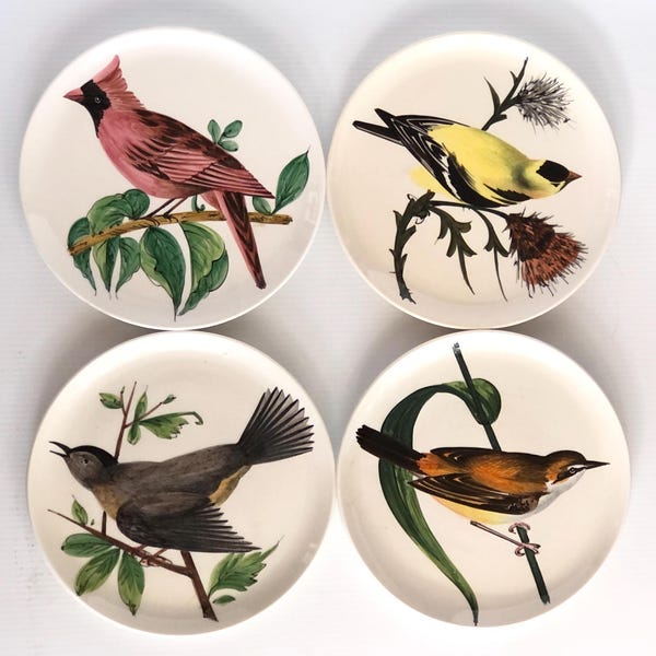 Ceramic Bird Plates - Etsy