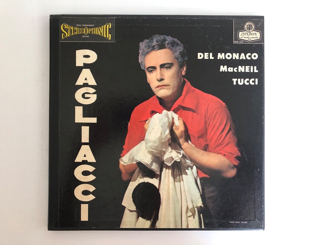 Vintage Leoncavallo Pagliacci Opera Vinyl Record Box Set of 2 Lps ...